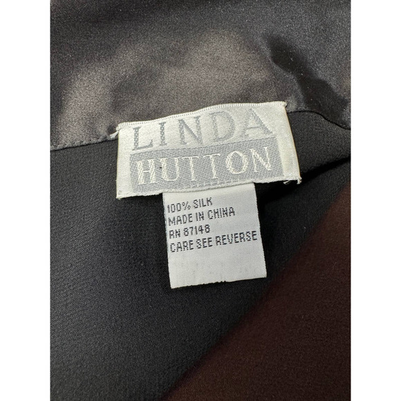 Linda Hutton | Accessories | Vintage Linda Hutton Large Square Silk ...